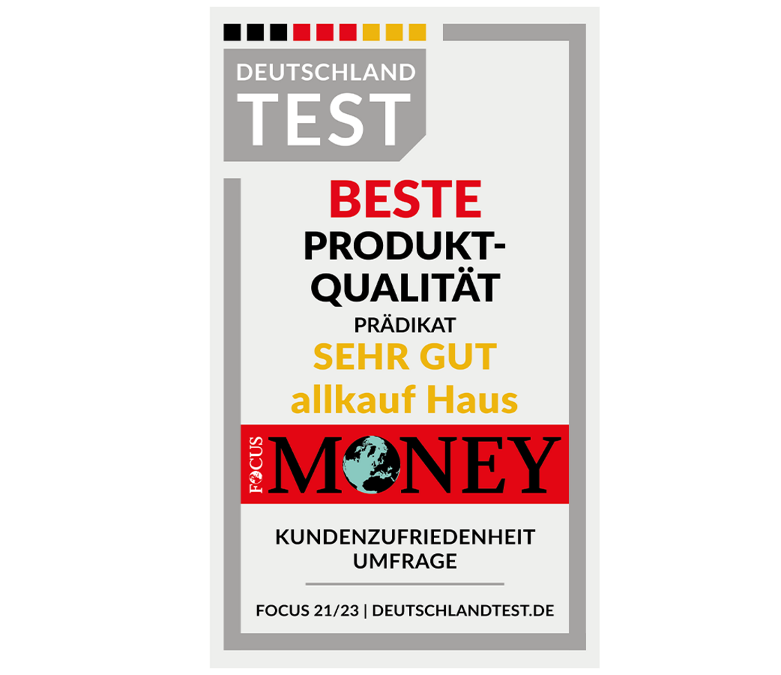 Siegel & Auszeichnungen – beste Fertighausanbieter | allkauf